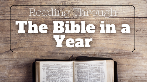 Reading Through the Bible in a Year | TEAMeffort Youth Mission Trips
